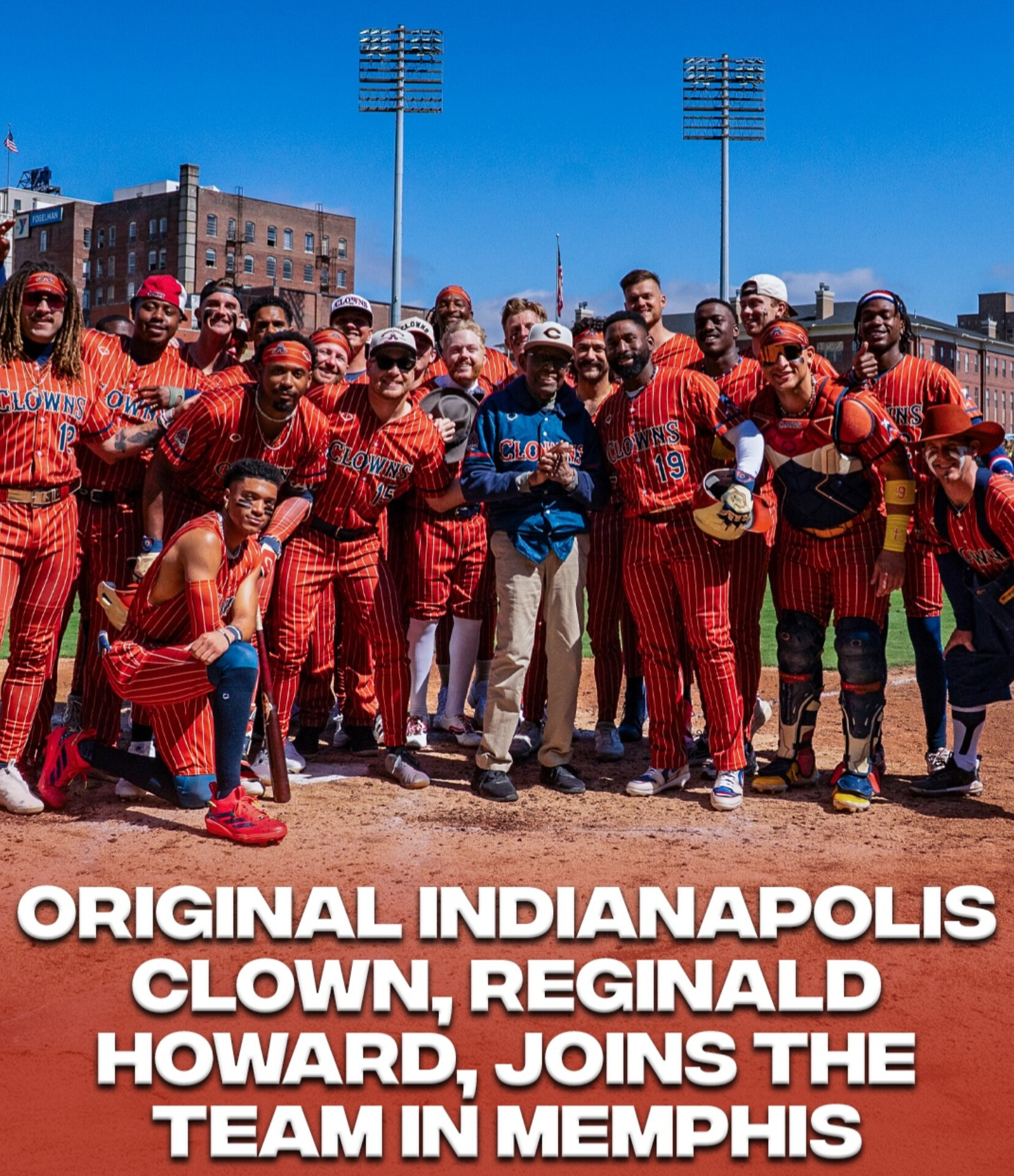 Original Indianapolis Clowns Negro Leagues Player Reginald Howard ...